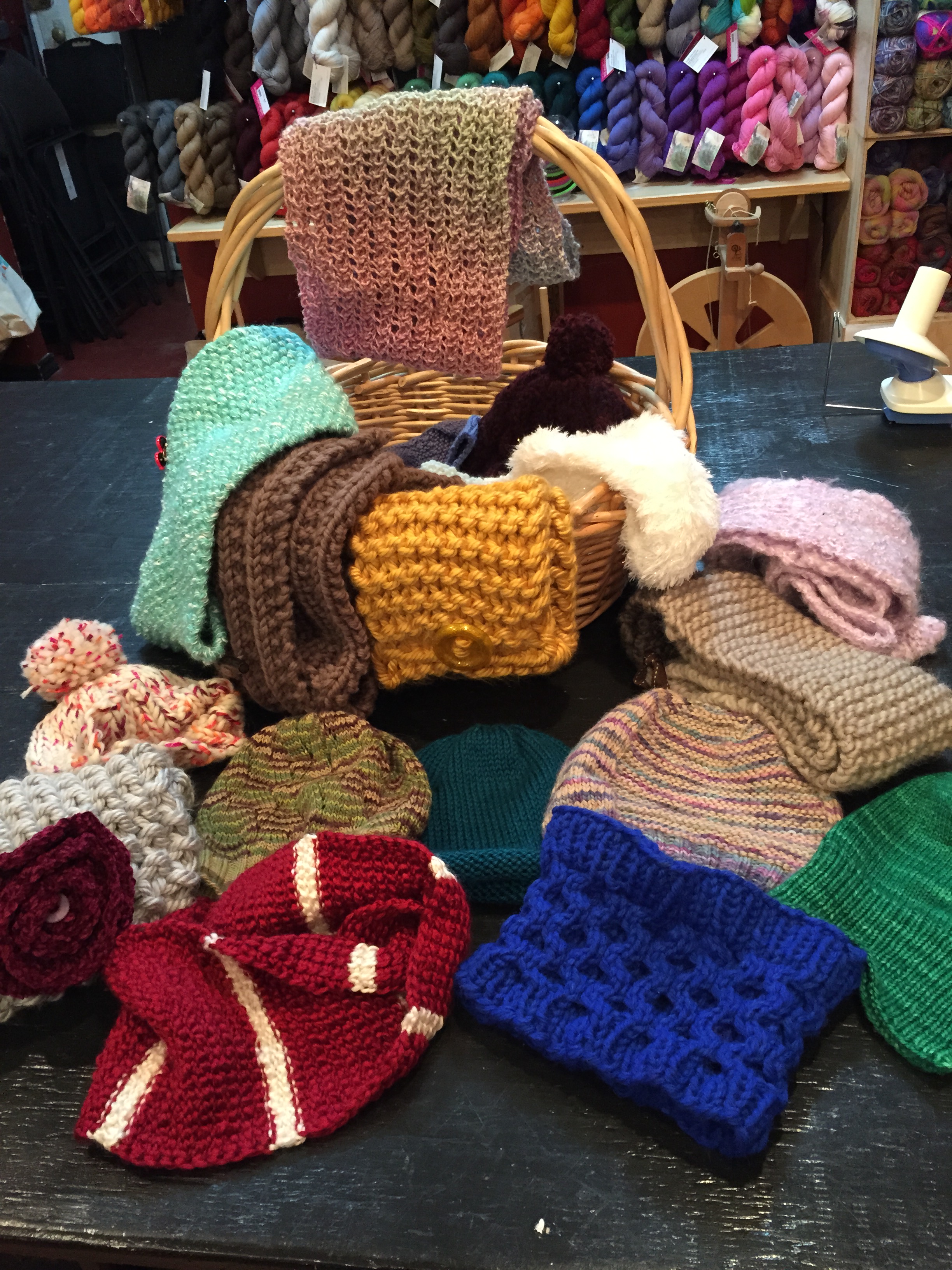 Knit-A-Thon and Warm Things Charity Drive 2016 - Baaad Anna's Yarn Store